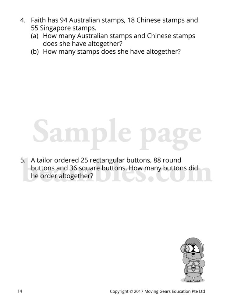 Beambles Mathematics Step-By-Step Word Problems Primary 2 Book 1 - CPD ...