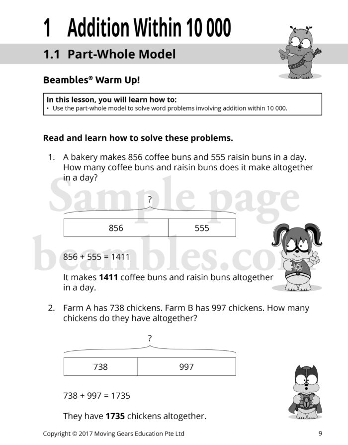 Beambles Mathematics Step-By-Step Bar Model Method P3 Book 1 - CPD ...