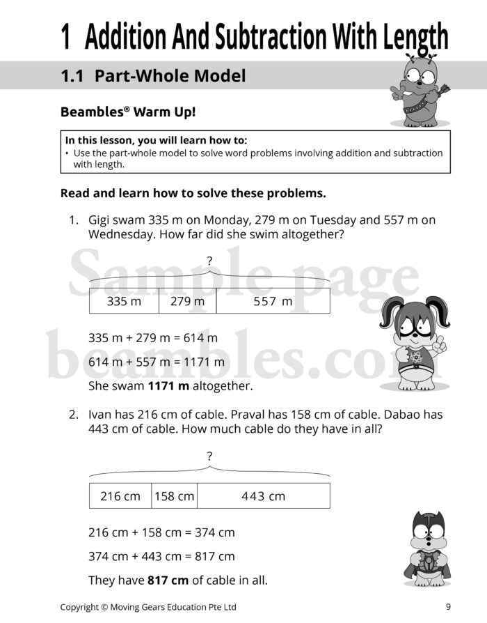 Beambles Mathematics Step-By-Step Bar Model Method P3 Book 2 - CPD ...