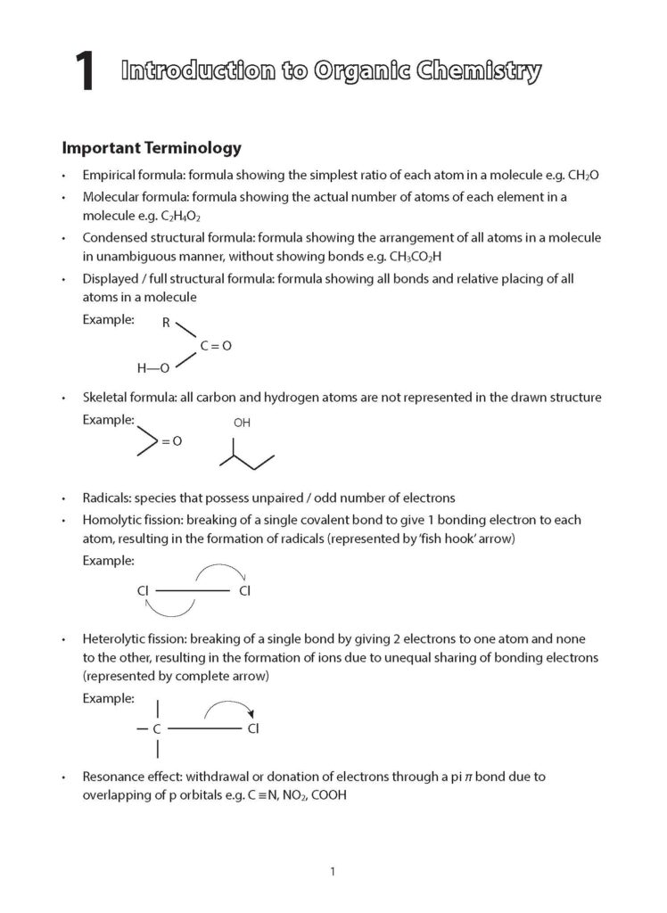 Key Guide A-Level Organic Chemistry Revision Notes & Practice - CPD ...