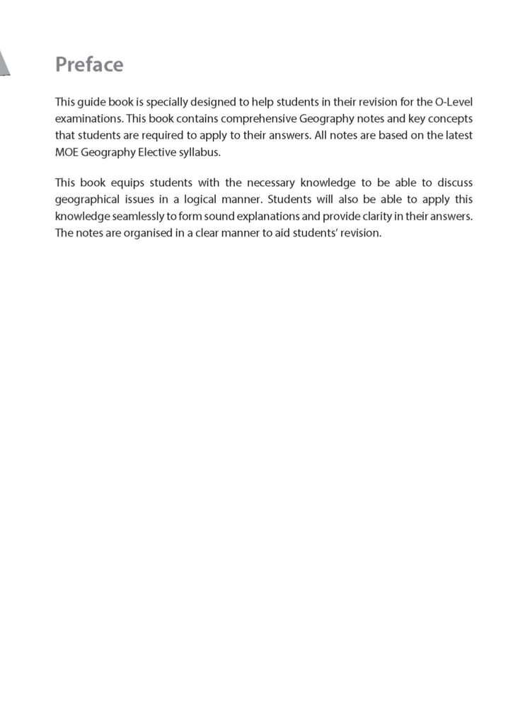 Ace Your O-Level Geography Key Revision Notes (Second Edition) - CPD ...
