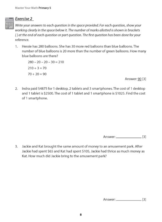 Master Your Math Primary 5 - CPD Singapore Education Services Pte Ltd