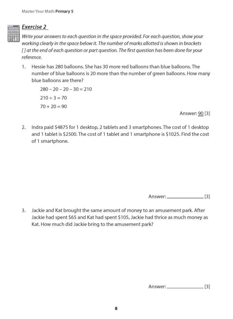 Master Your Math Primary 5 - CPD Singapore Education Services Pte Ltd