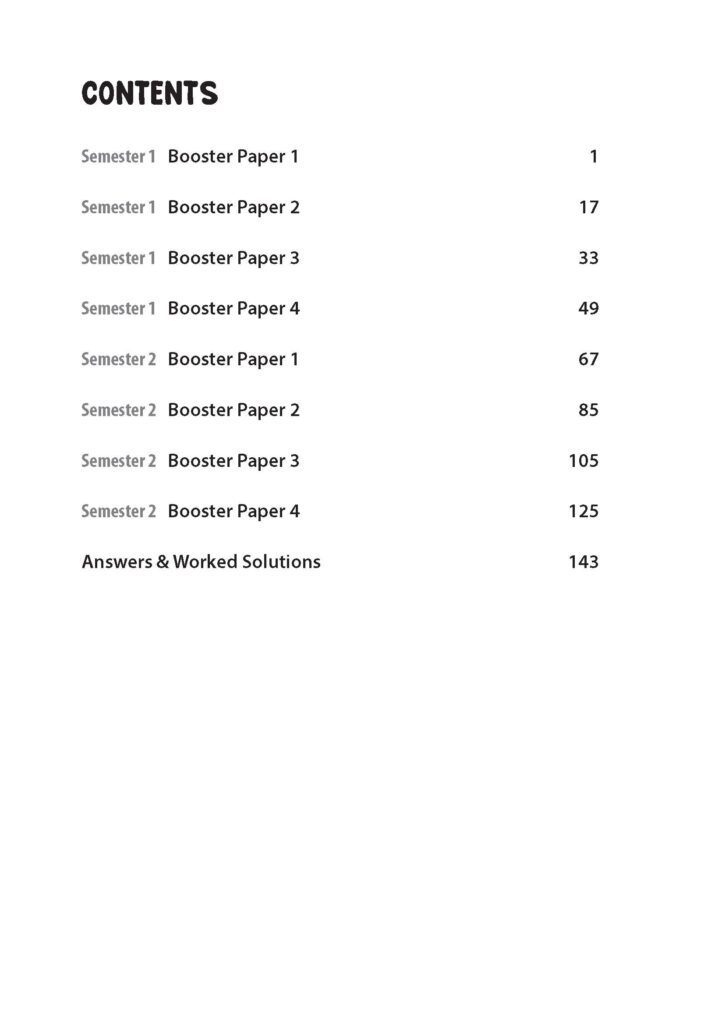 Primary 5 Mathematics Semester Booster Papers - CPD Singapore Education ...