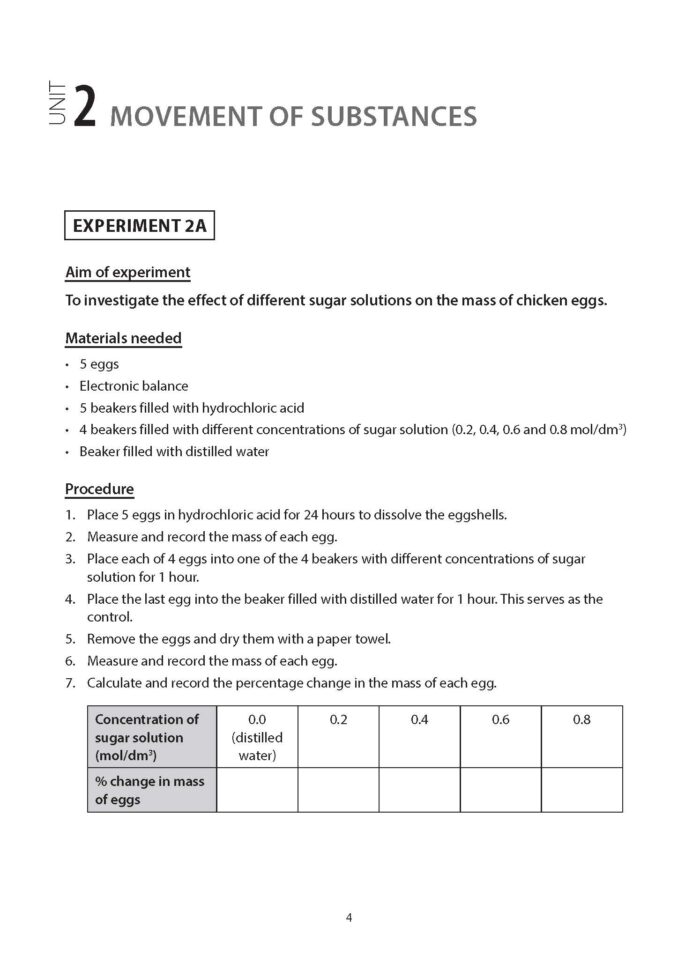 Ace Your O-Level Biology Practical - CPD Singapore Education Services ...