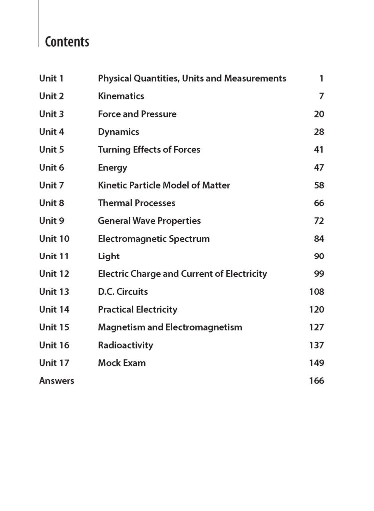 Key Study Guide: O-Level Science – Physics Revision Notes, Worked ...
